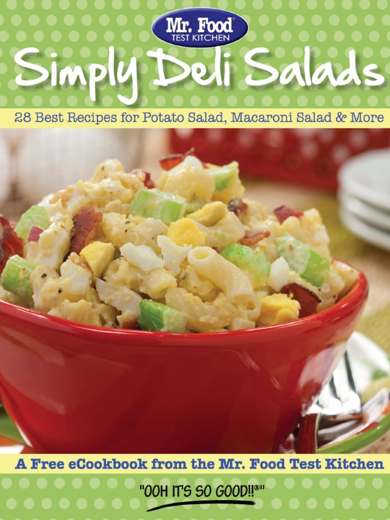 Simply Deli Salads 28 Best Recipes Potato Salad Macaroni Salad More PDF ...