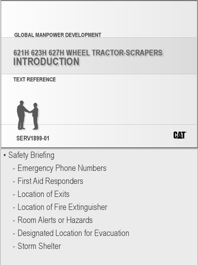 621H 623H 627H Wheel Tractor-Scrapers: Global Manpower Development ...