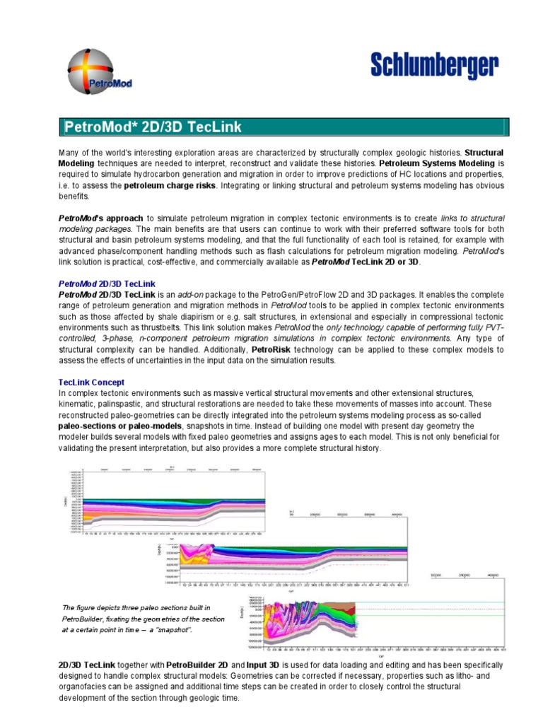 PetroMod TecLink | PDF | Simulation | 3 D Computer Graphics