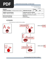 Cuadernillo Fonema M | PDF | Fonología | Fonética