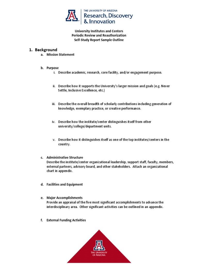 Self-Study Report | PDF | Learning | Business