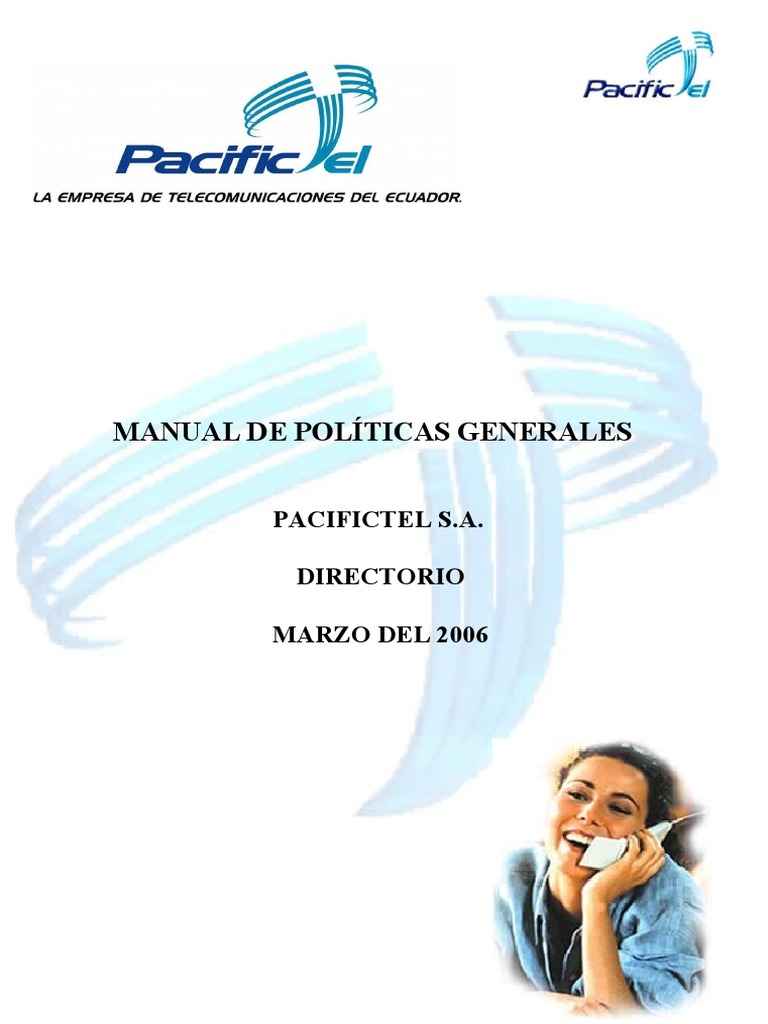 Manual Politicas Pacifictel | PDF | Gestión de recursos humanos | Economias