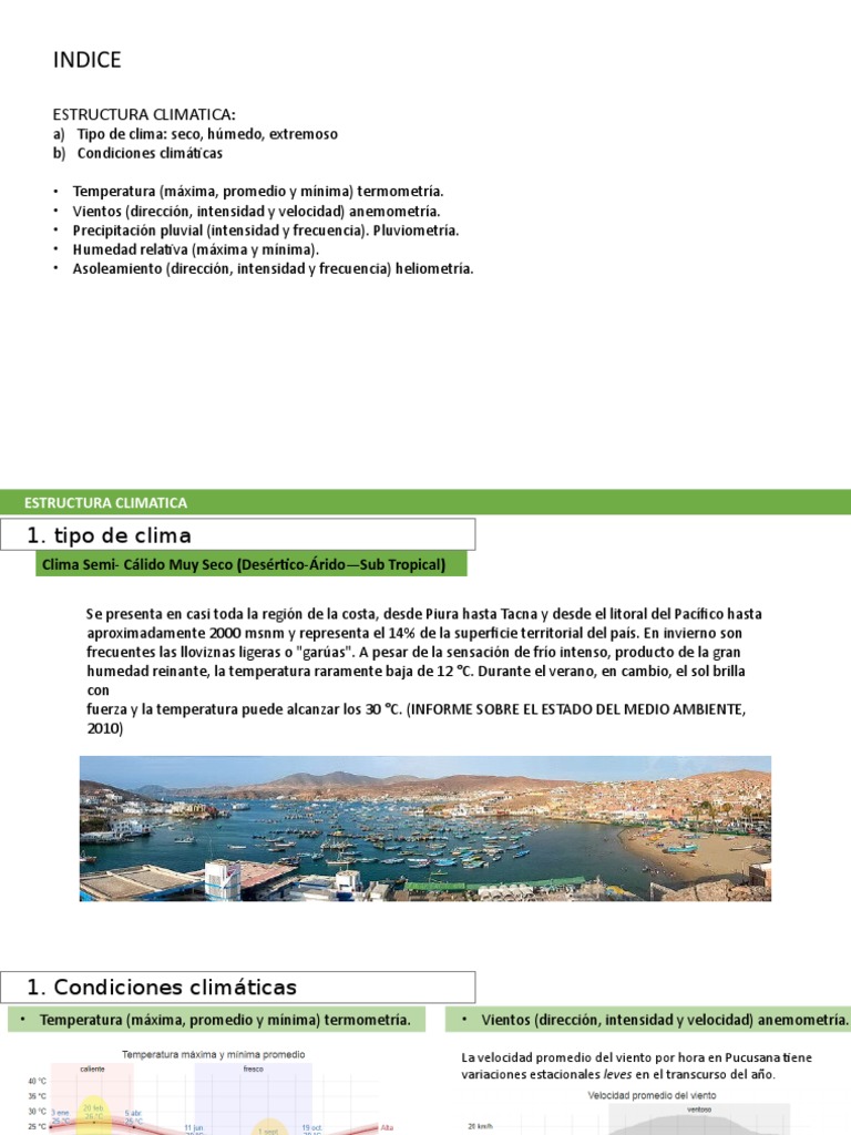Estructura Climatica | PDF | Clima | Precipitación