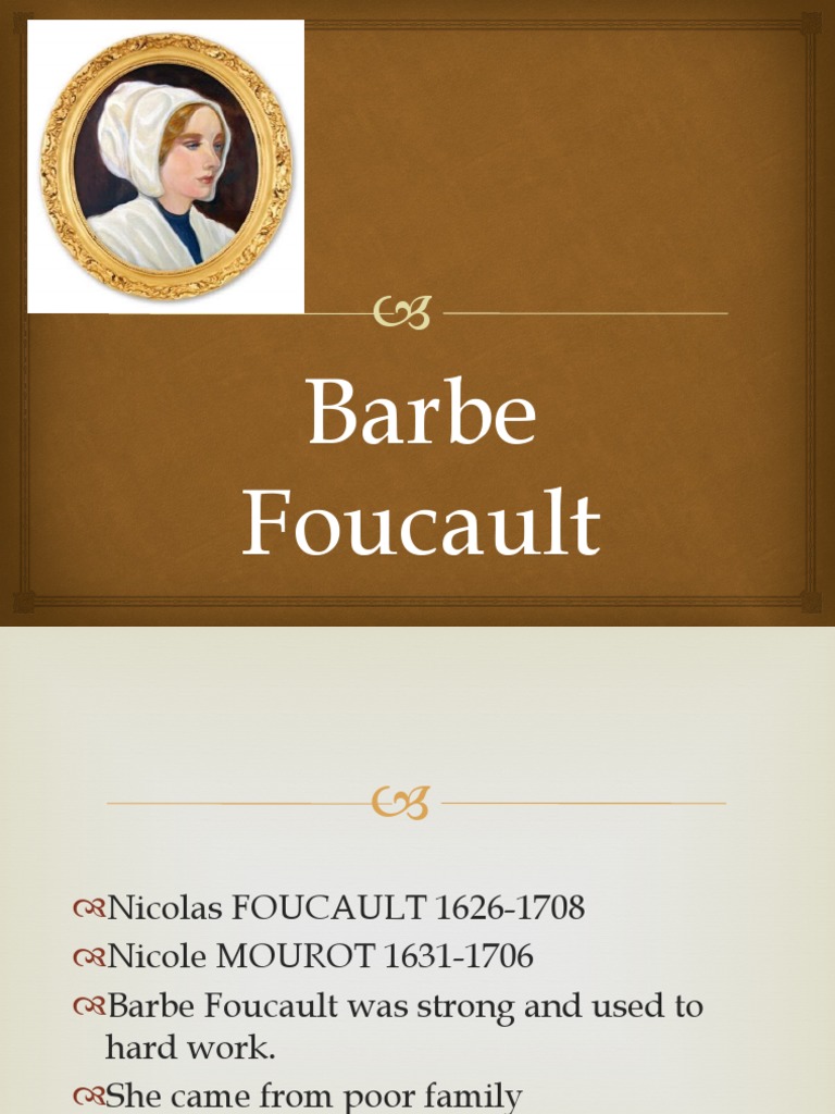 Barbe Foucault: Pioneer of Service | PDF
