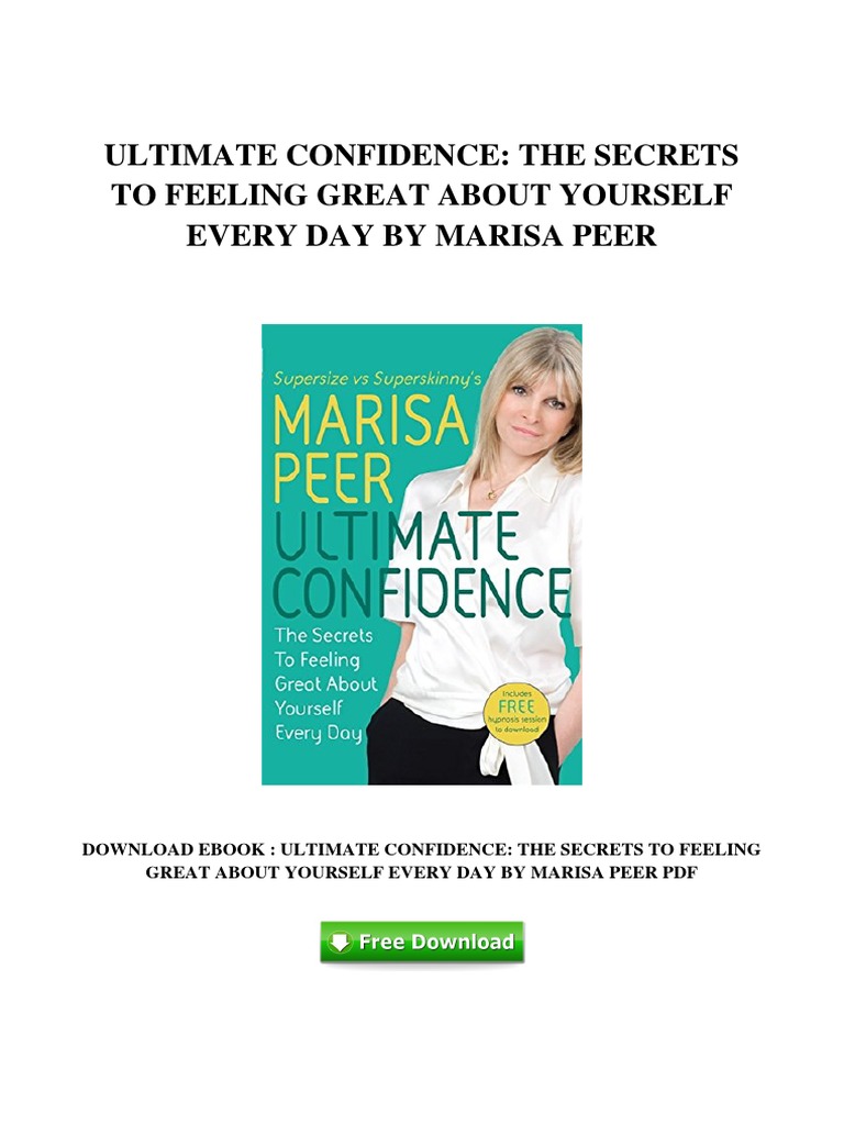 (C242.Ebook) Free PDF Ultimate Confidence The Secrets To Feeling Great ...
