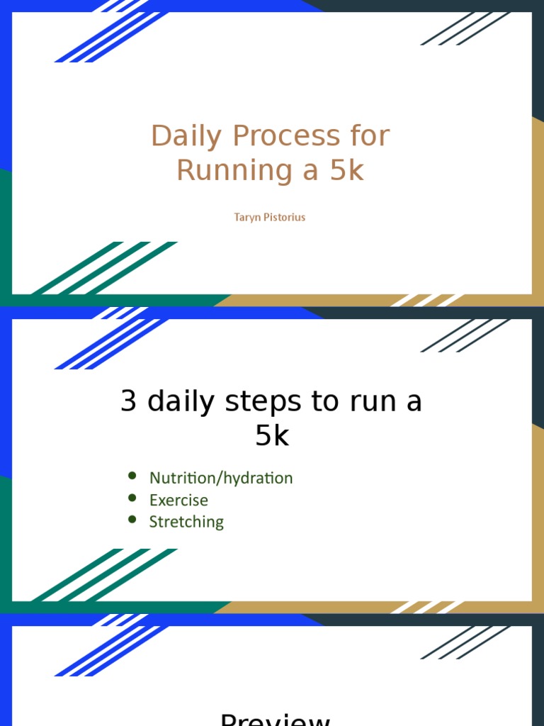 Running A 5k | PDF