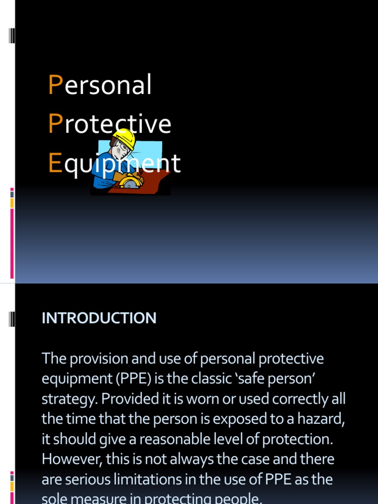 Personal Protective Equipment | PDF | Personal Protective Equipment ...