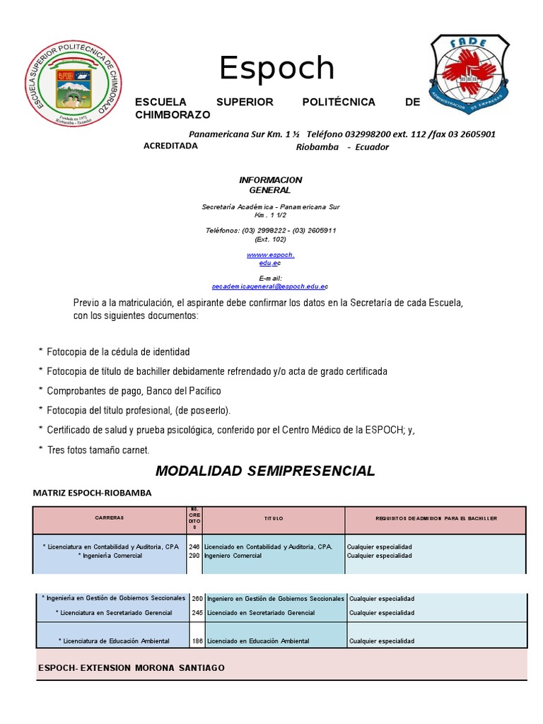 Espoch Fade | PDF | Auditoría | Aprendizaje