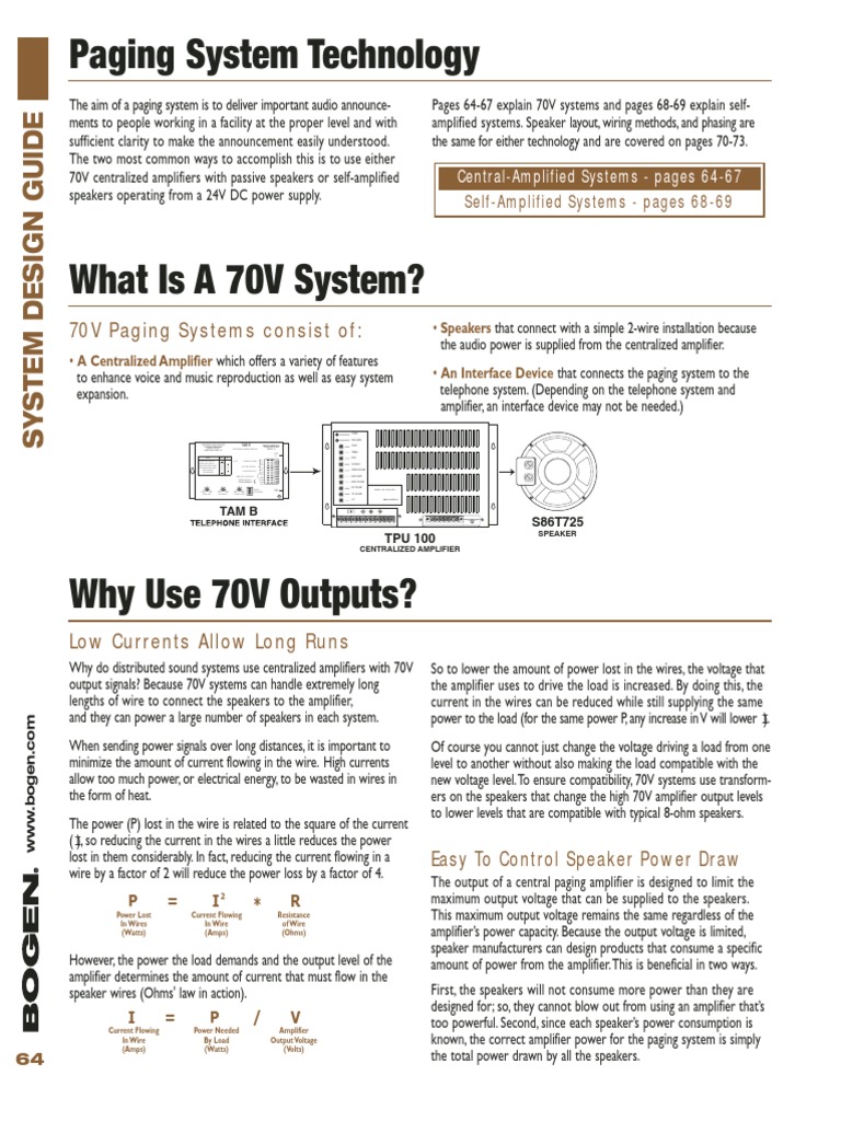 BGM System Design Guide | PDF | Amplifier | Microphone