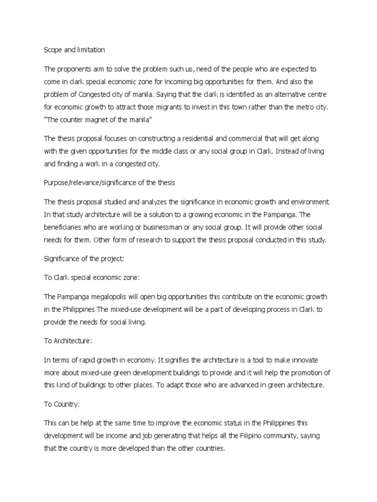 Scope and Limitation | PDF