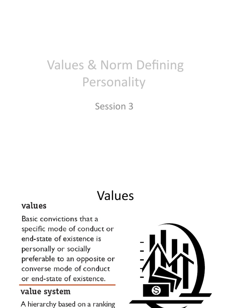 Values Norms Defining Personality | PDF | Personality Type ...