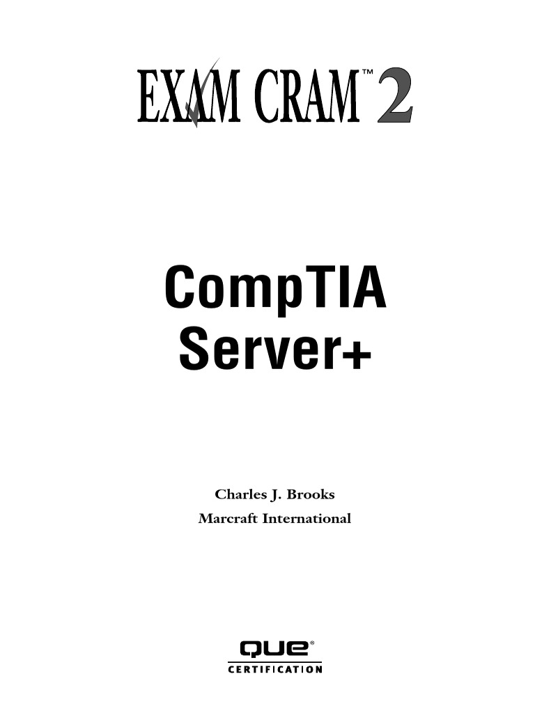 Server Certification Exam Comptia | PDF | Backup | Operating System