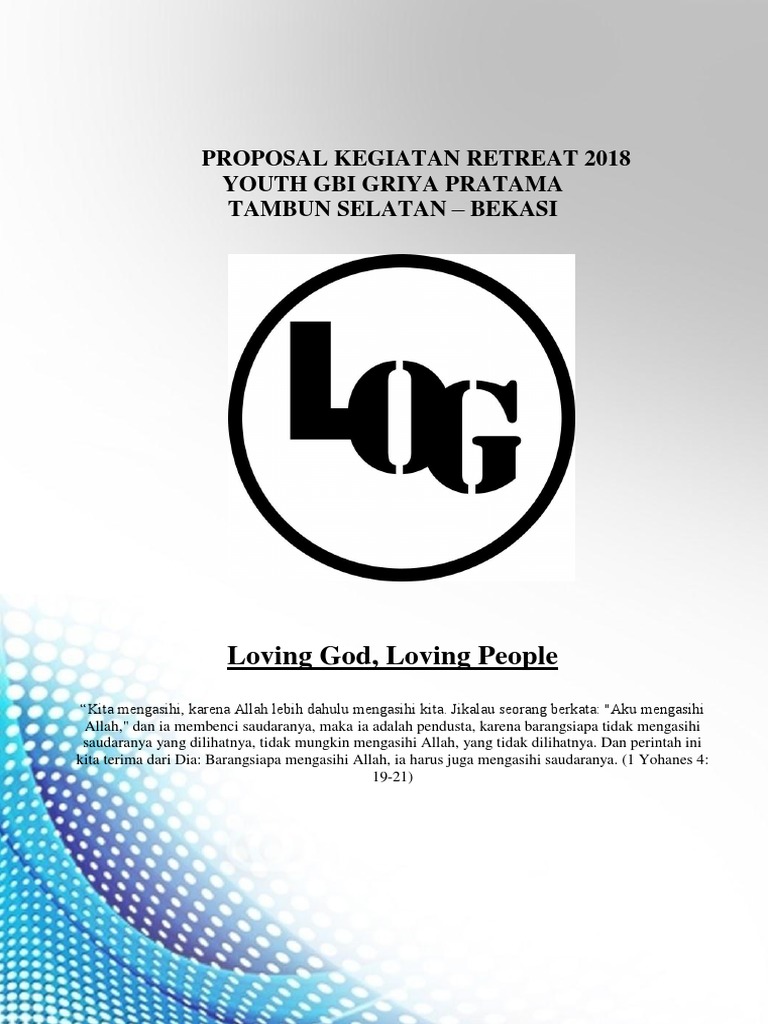 Proposal Retreat Youth 2018 | PDF