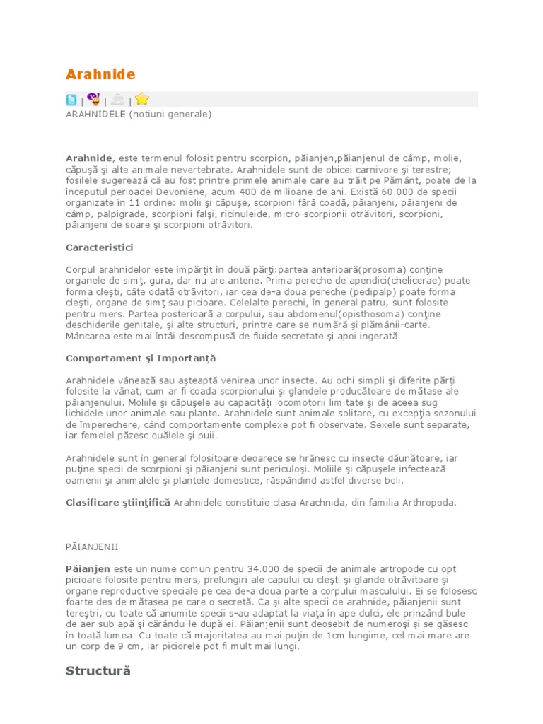 Arahnide | PDF