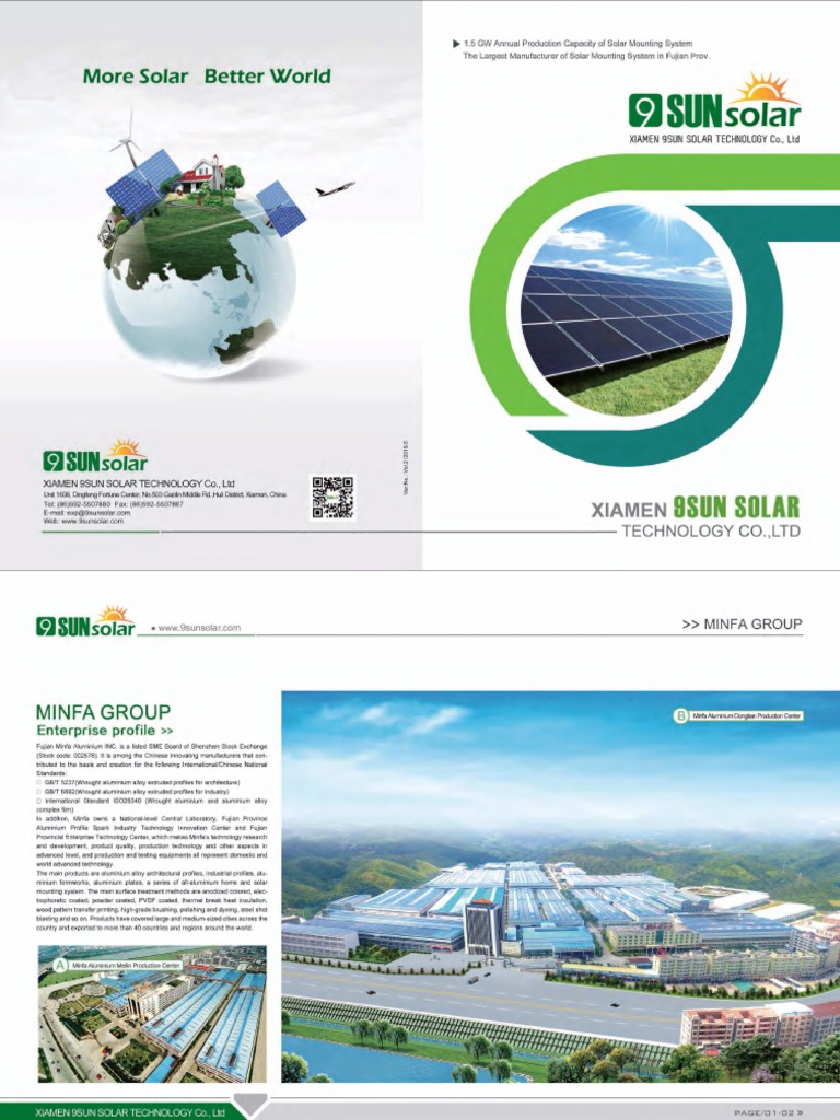 Brochure of 9 SUN SOLAR V2.0 PDF | PDF | Photovoltaics | Solar Energy