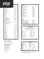 Monovalent Ions and Their Examples | PDF | Hydroxide | Chlorine