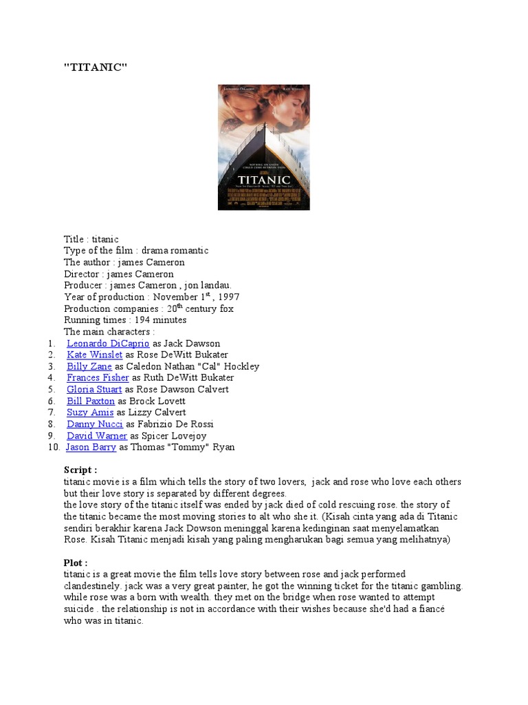 TITANIC | PDF | Leisure