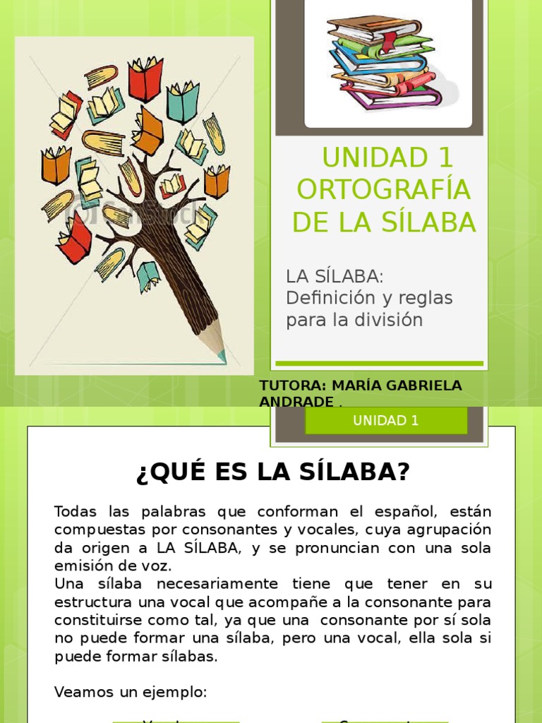 La Sílaba | PDF | Sílaba | Vocal