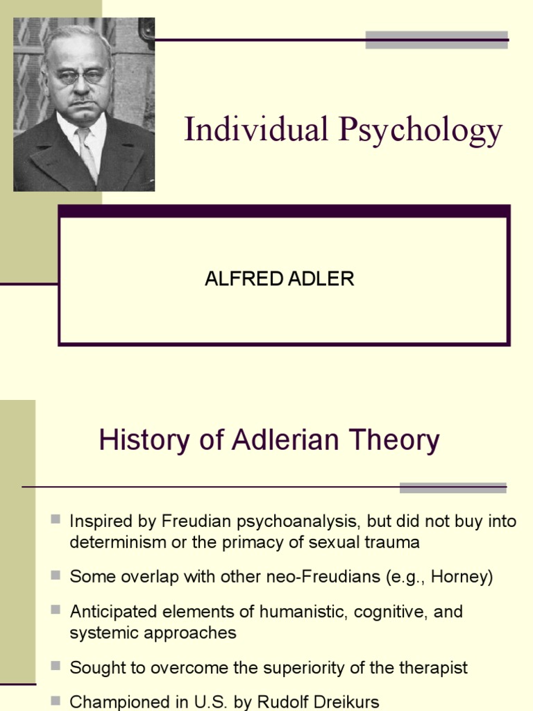 Alfred Adler | PDF | Psychotherapy | Metaphysics