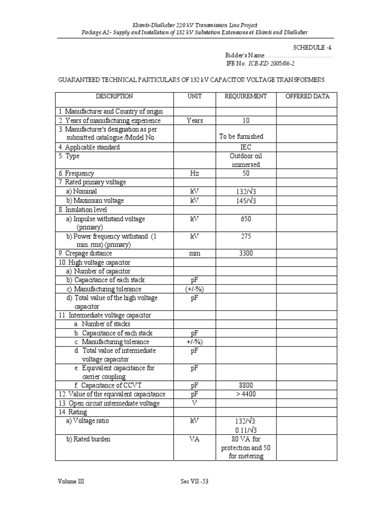 4 CVT | PDF | Capacitor | Electrical Substation