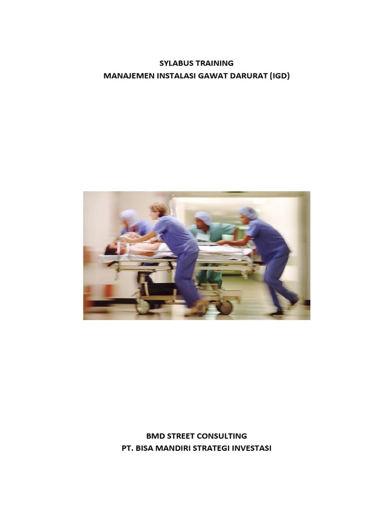 Manajemen Instalasi Gawat Darurat (IGD) - BMD | PDF