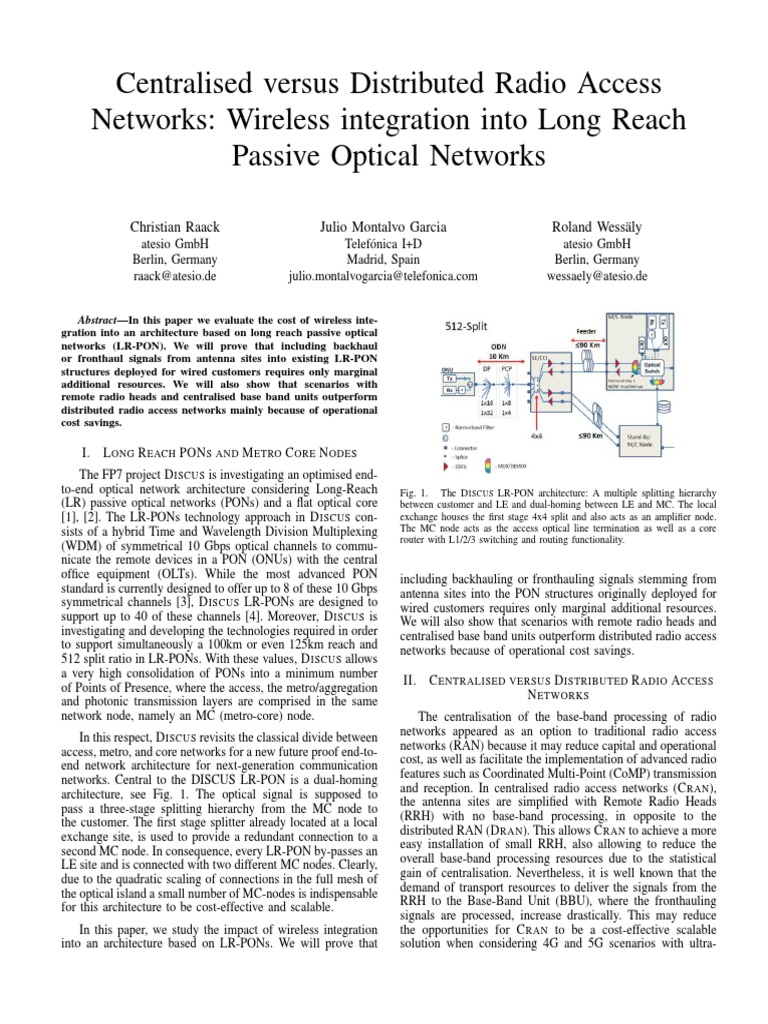 Cran Vs Dran | PDF | Wavelength Division Multiplexing | Radio