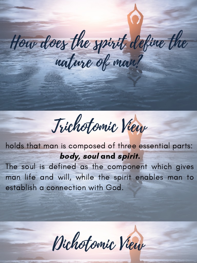 How Does The Spirit Define The Nature of Man | PDF | Transcendence ...