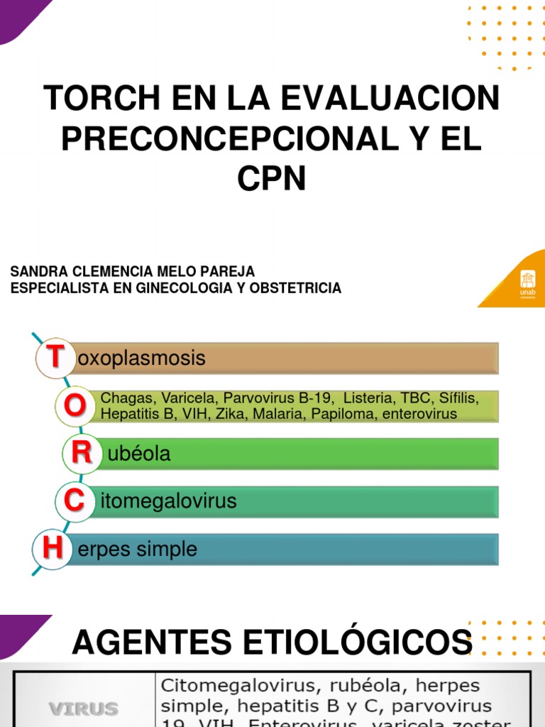 Clase Torch | PDF | Herpes Simple | Fiebre del zika