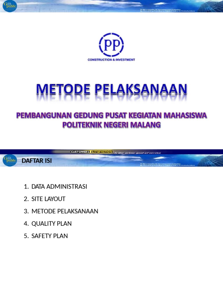 Metode Pelaksanaan Gedung | PDF