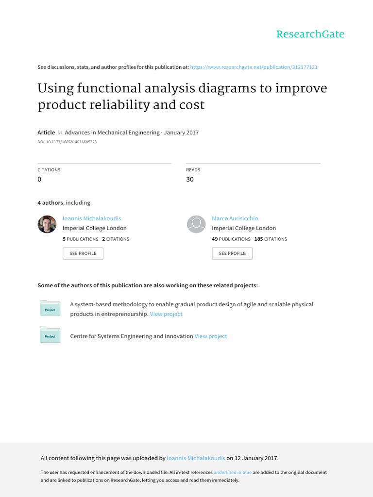 Using Functional Analysis Diagrams To Improve Product Reliability and ...