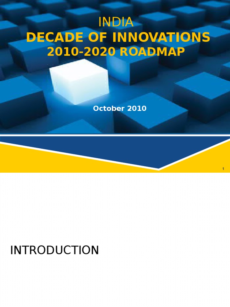 Decade of Innovations: 2010-2020 ROADMAP | PDF
