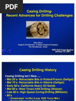 Casing While Drilling | PDF | Casing (Borehole) | Drilling Rig