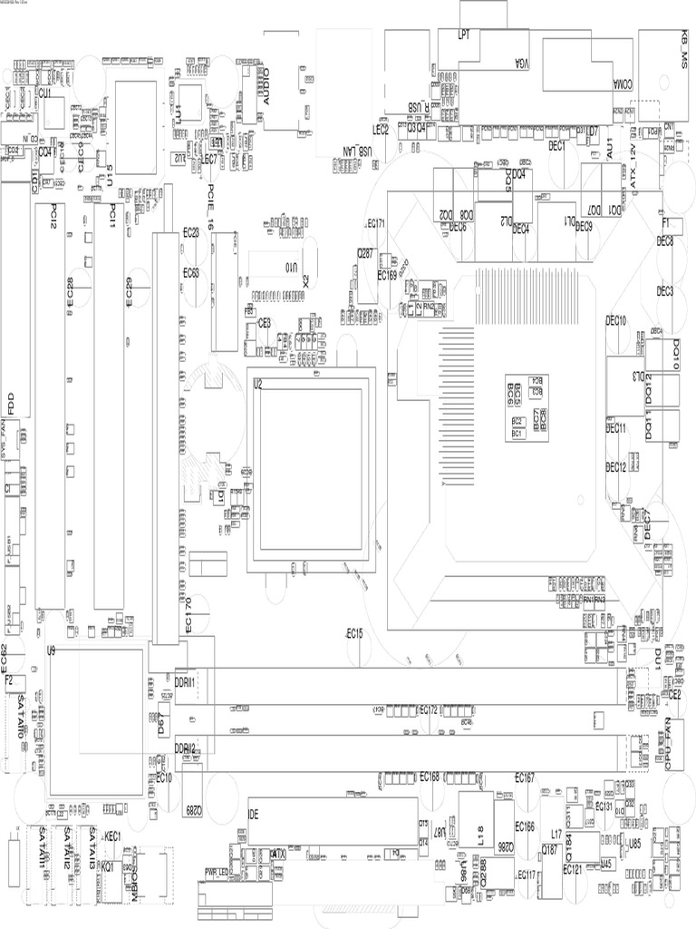 Gigabyte GA-945GCM-S2L Rev 1.03 BoardView PDF | PDF