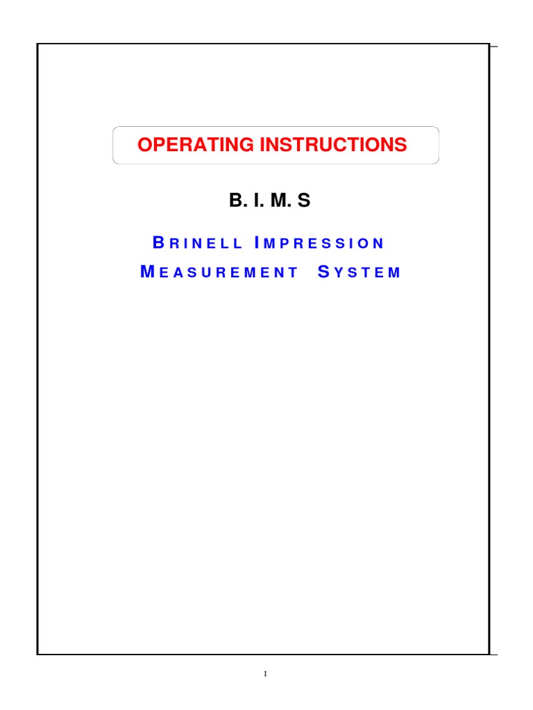 BIMS Manual V6 - 5 | PDF | Menu (Computing) | Microsoft Windows