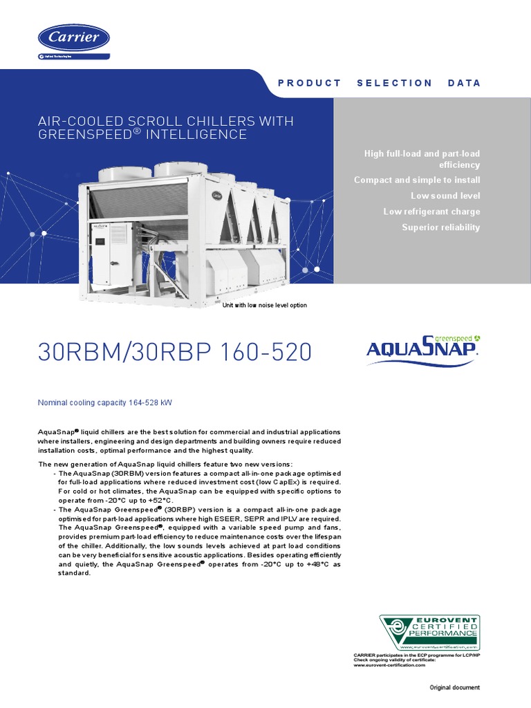 30RBM-30RBP Chiller PSD PDF | PDF | Heat Exchanger | Pump