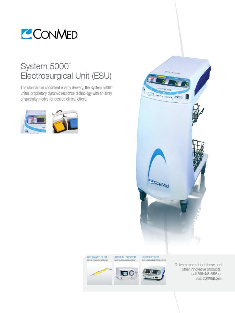 System 5000 Electrosurgical Unit (ESU) | PDF | Medical Specialties ...