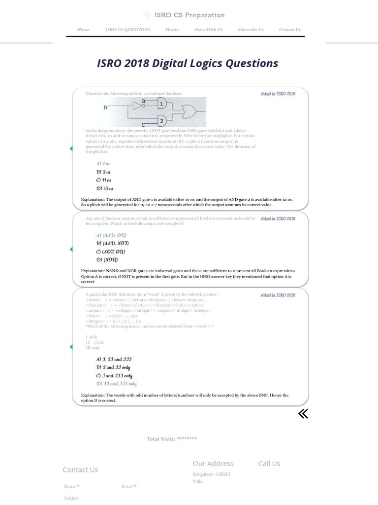 Digital Logics Questions | PDF | Boolean Algebra | Teaching Mathematics