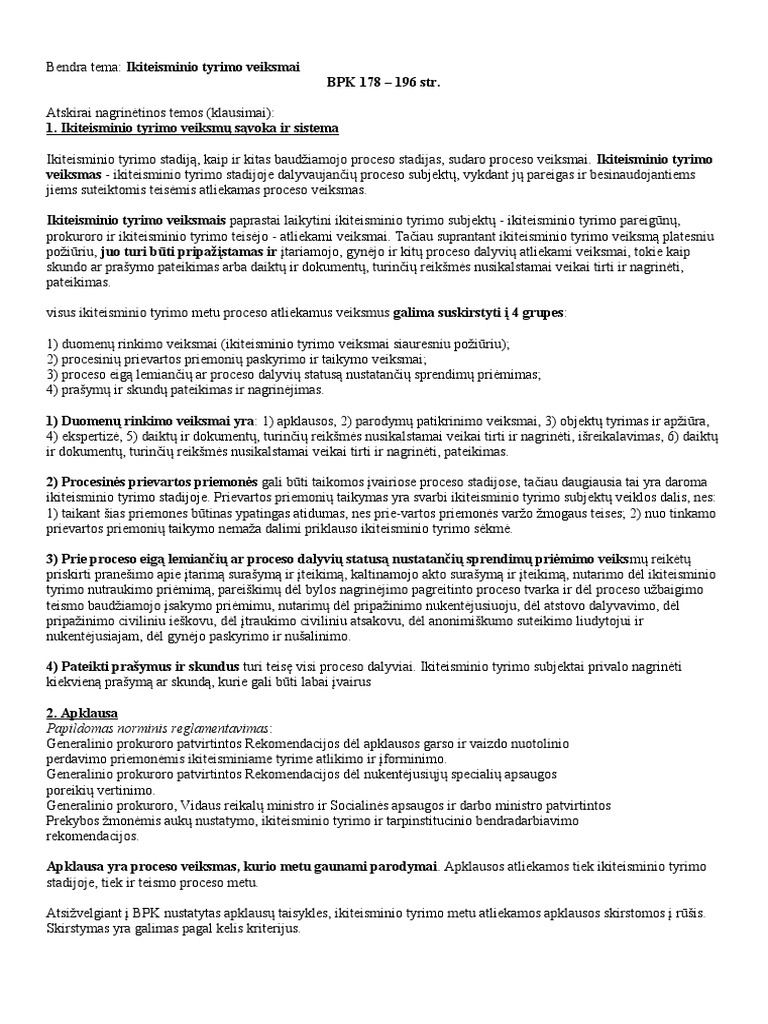 3 Seminaras. IT Veiksmai | PDF