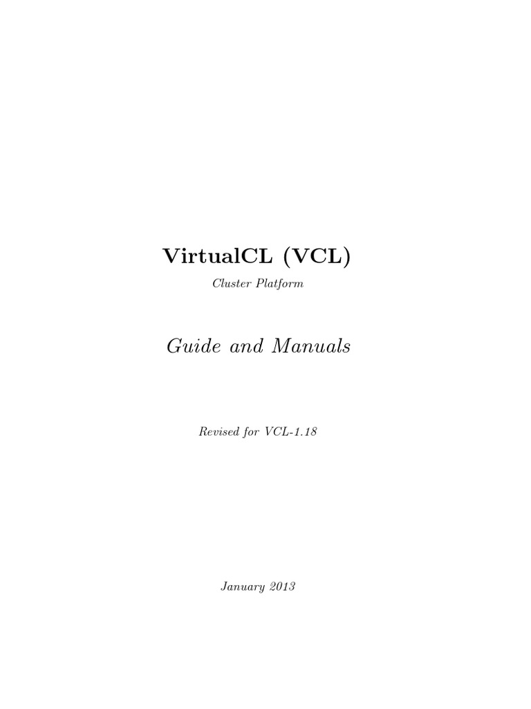 VCL Guide | PDF | Parameter (Computer Programming) | Computer Network