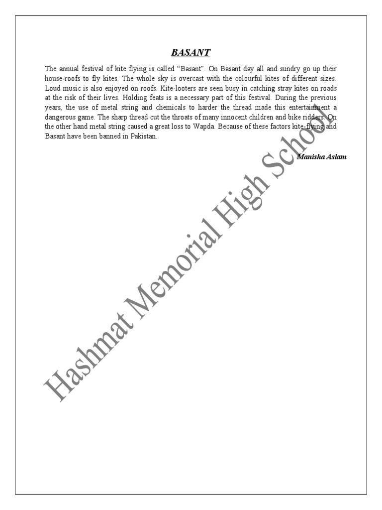 BASANT | PDF