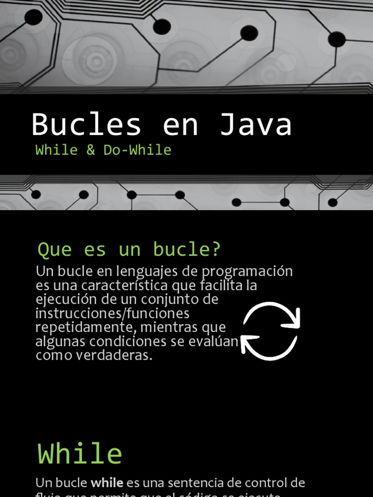 Bucles en Java | PDF
