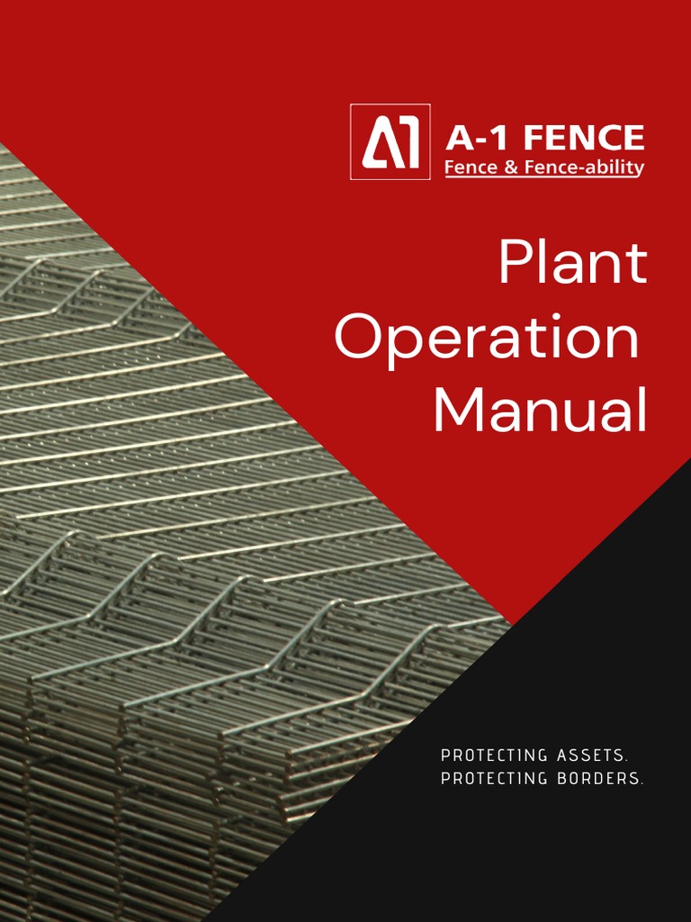 Fence - Plant Operation | PDF | Hygiene | Hand Washing