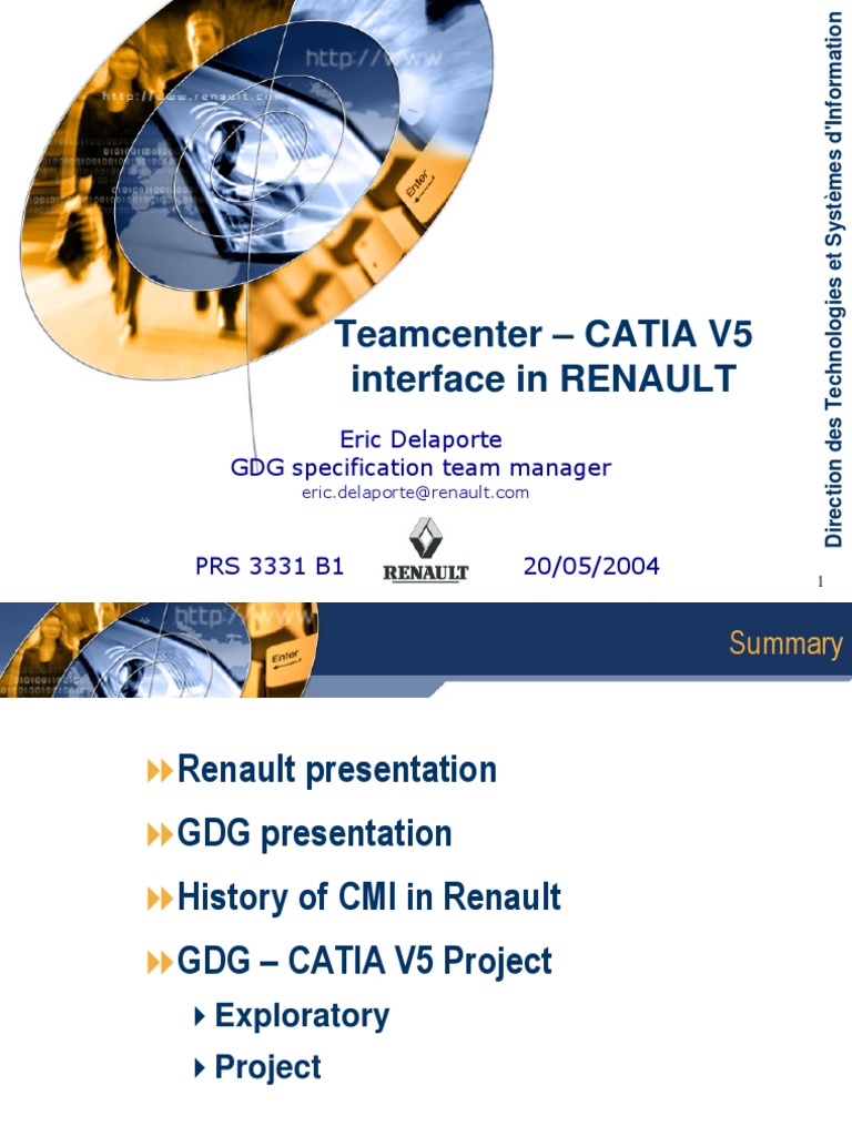 06 CMI at Renault UserDay04 | PDF | Product Lifecycle | Graphical User ...