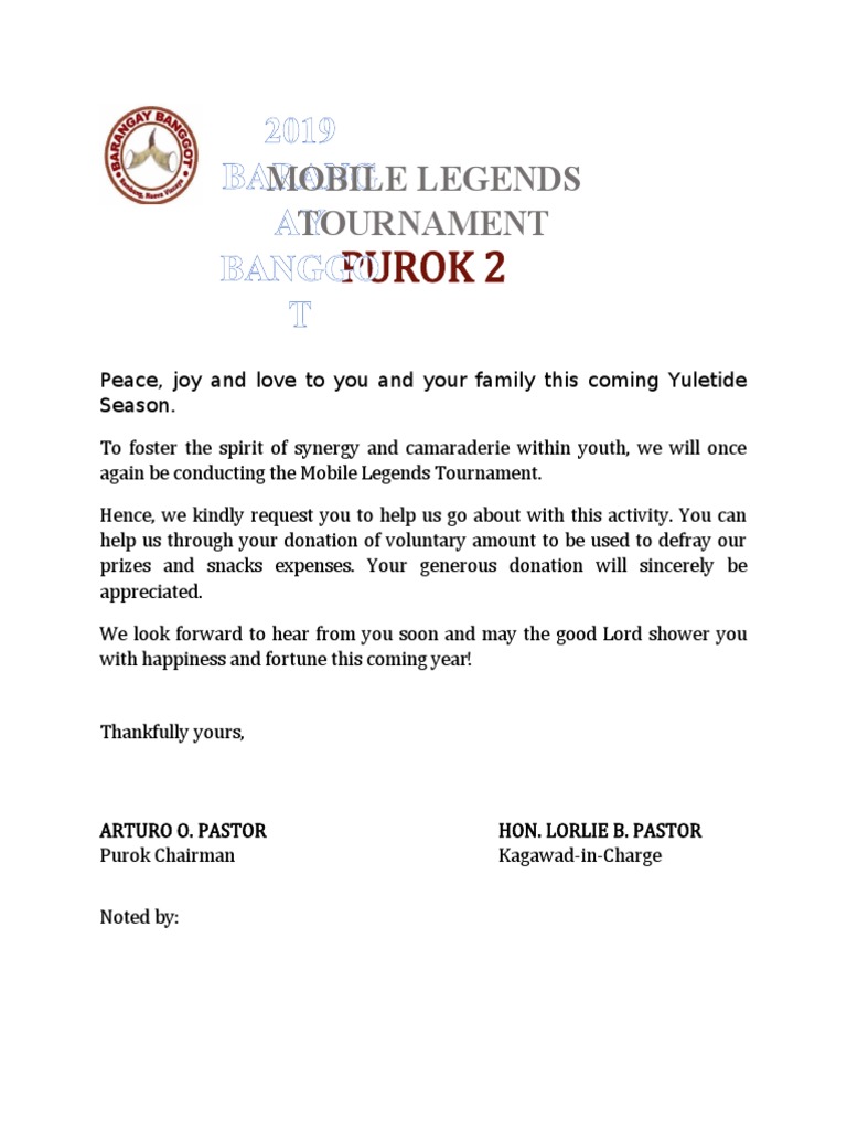 Purok 2: 2019 Barang AY Banggo T | PDF