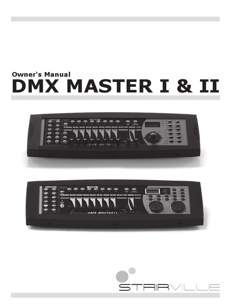 DMX Master I & Ii: Owner S Manual | PDF | Ac Power Plugs And Sockets ...