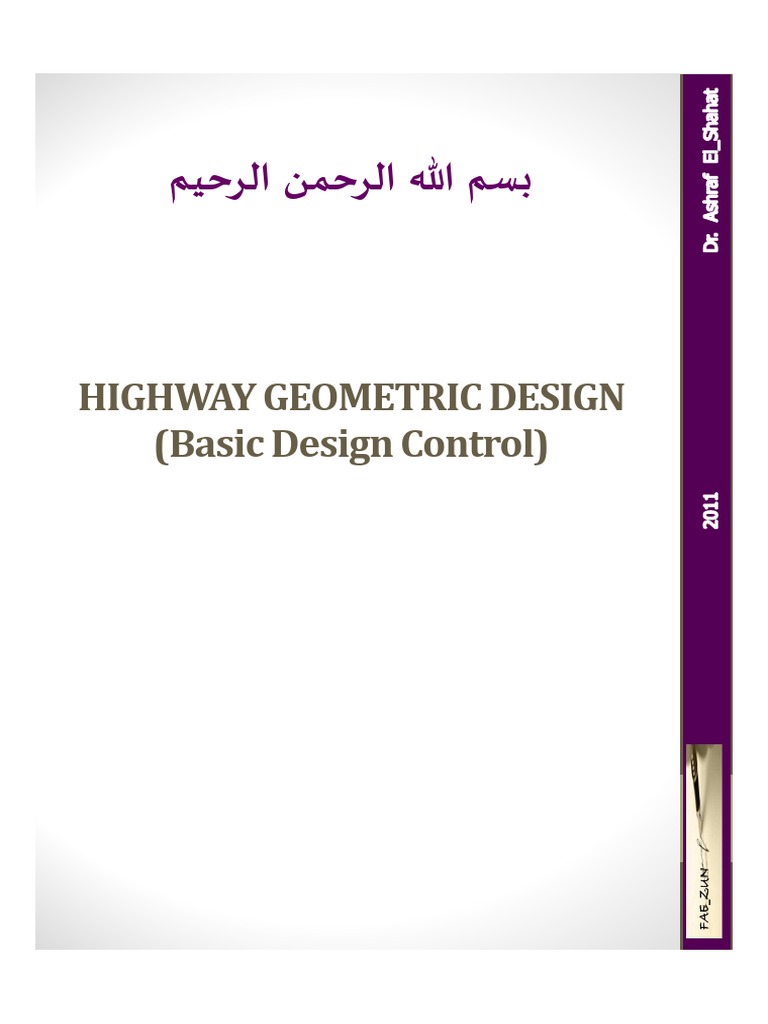 Basic Design Control Pdf Pdf Highway Traffic