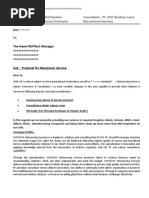 Manpower Contract Agreement-Format | PDF | Employment | Wage