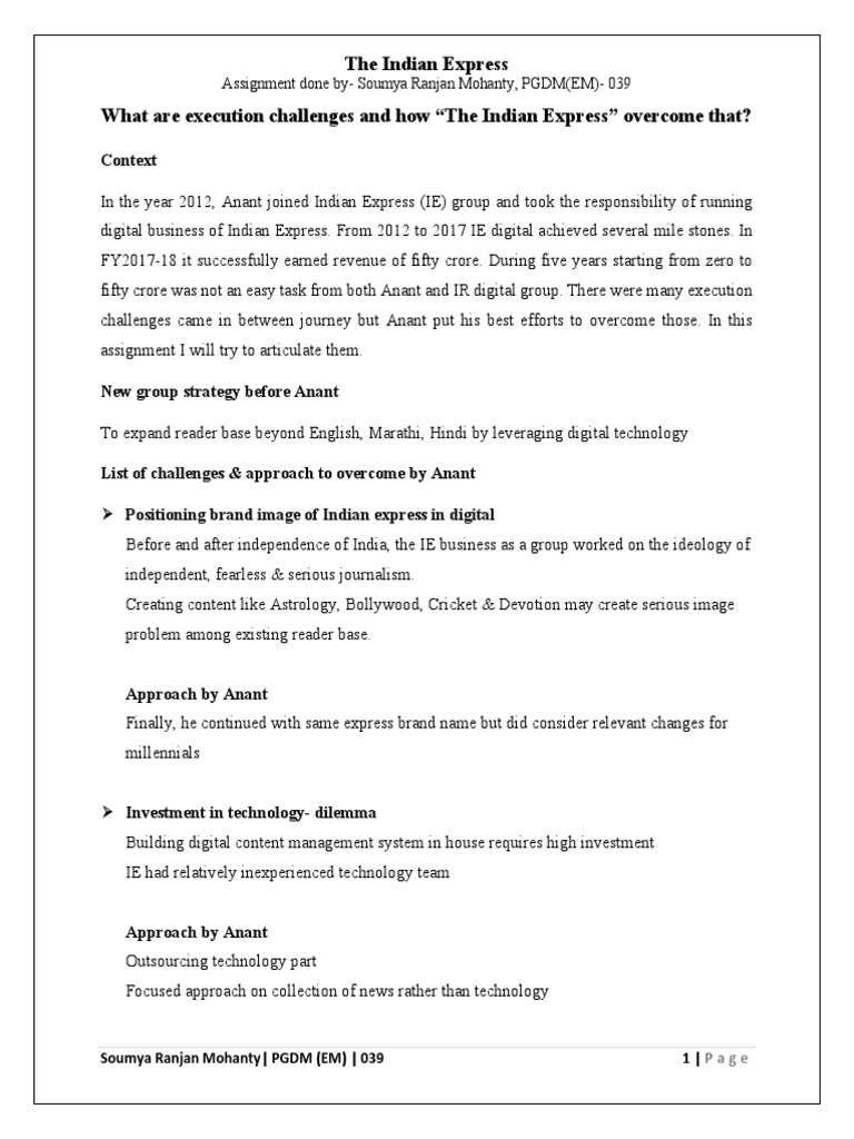 SE Assign 2 Soumyaranjan 039 | PDF | News | Advertising