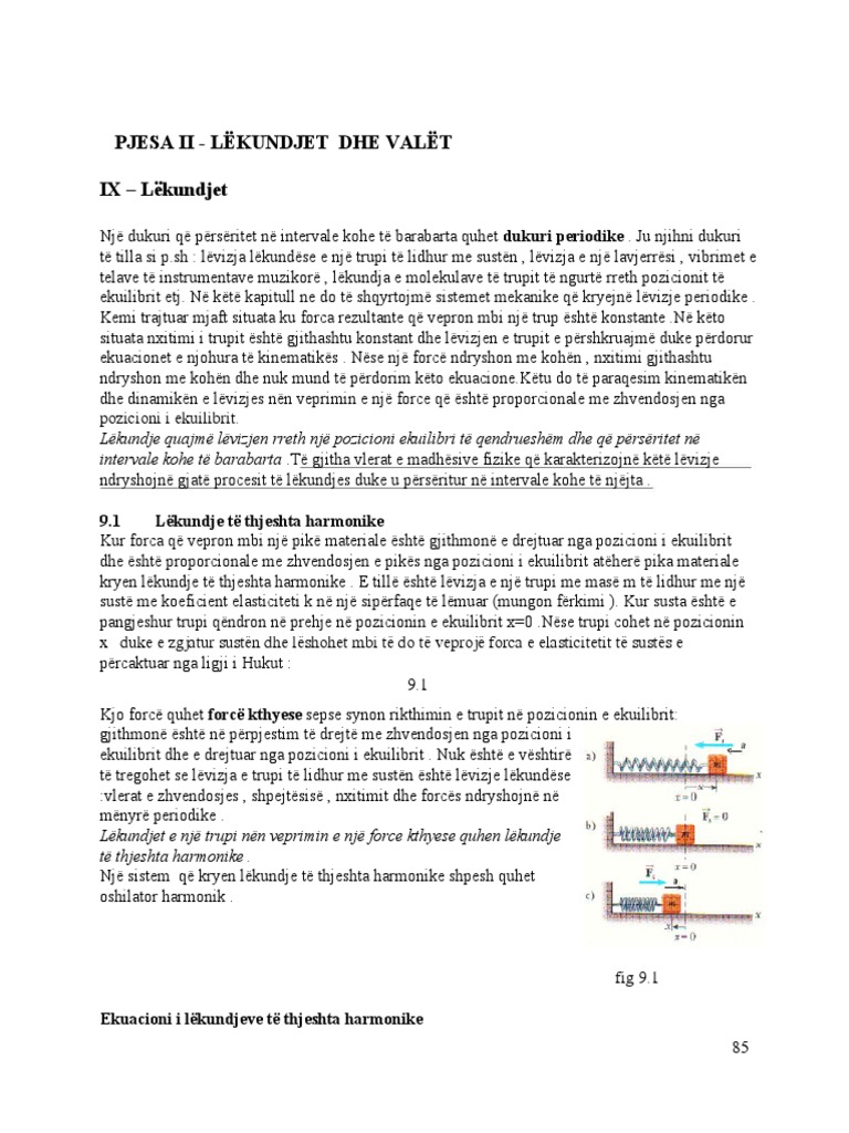 Lekundjet Dhe Valet | PDF