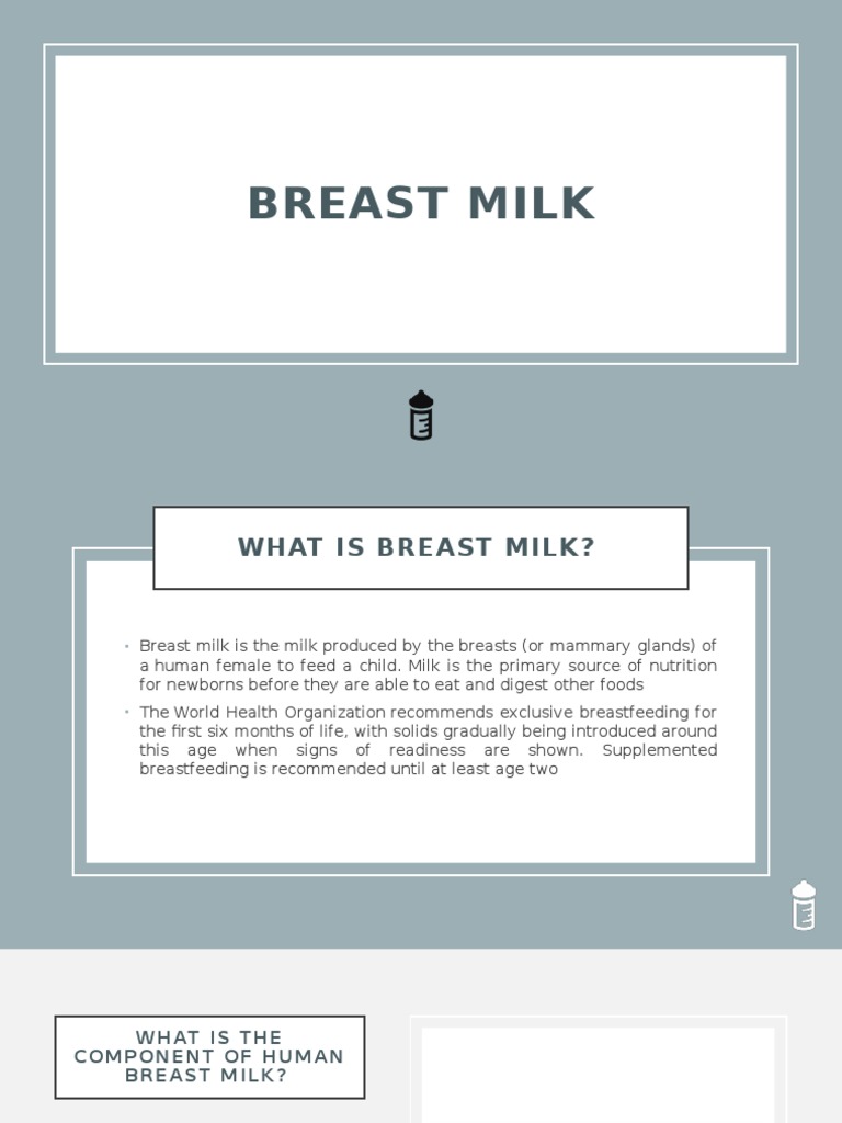Breast Milk | PDF | Breast Milk | Food And Drink